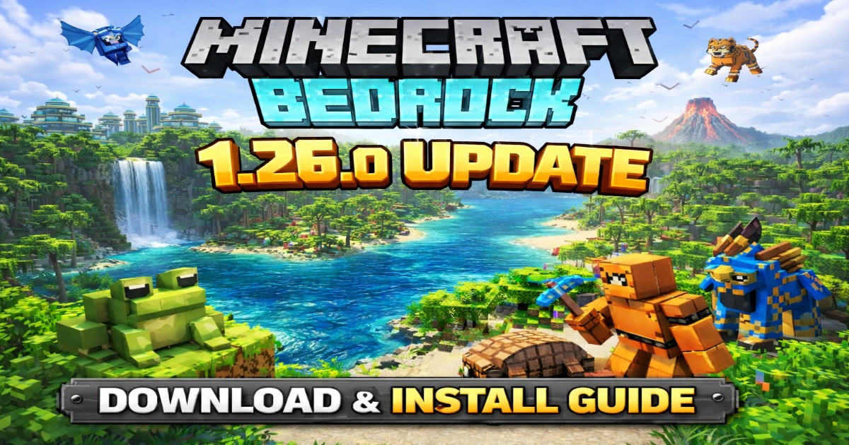 Minecraft Bedrock 1.26.0 Update Download Guide (Latest Version) - lopyjobs